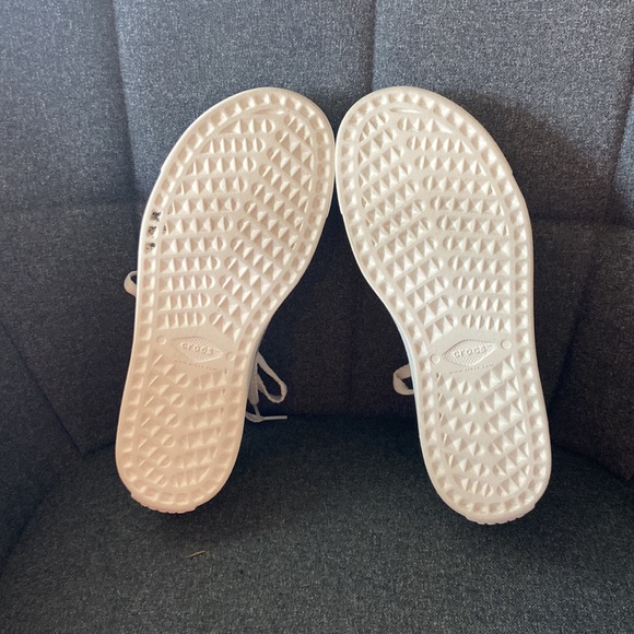 CROCS | Shoes | Crocs Citilane Roka Court Sneakersiconic Beige Lace Up ...